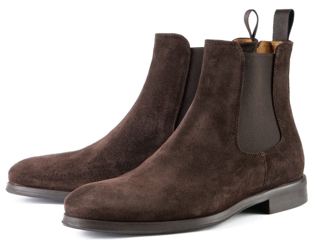 Brown Suede Chelsea Boots Vibram Sole & Thomas Bird & tblon.com