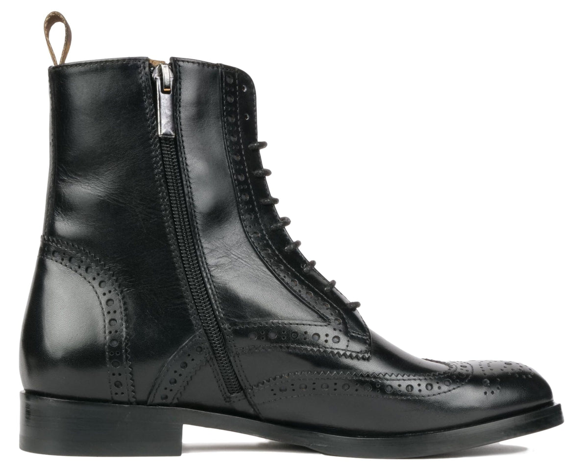 Wingtip Brogue Boot Black & Thomas Bird & tblon.com